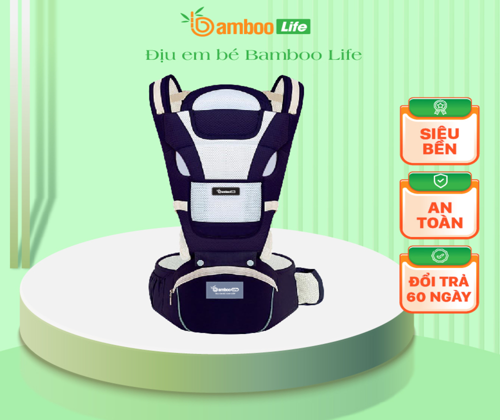 Cách sử dụng địu em bé an toàn và đúng cách - Bamboo Life